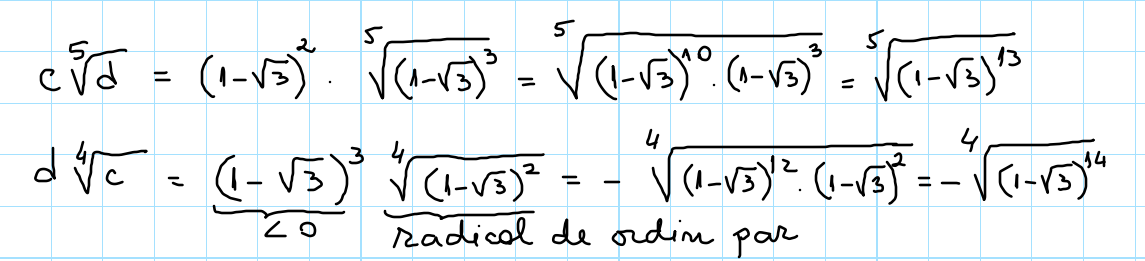 Activitate de învățare – puteri și radicali – Matematrix